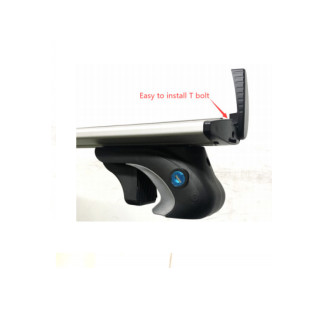 8182+B6 Aluminum Car Roof Cross Bars Easy Installation with T-Bolt ...